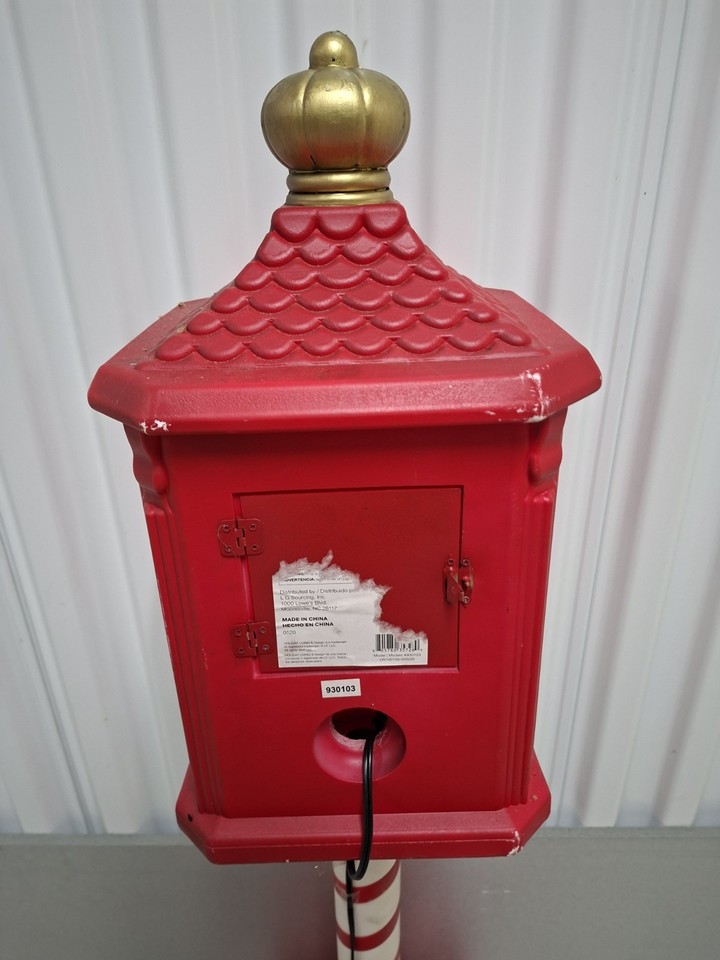 Letters To Santa" Mailbox Lighted Blow Mold Holiday Living Christmas ...