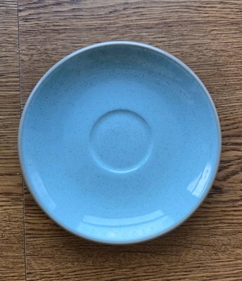 Vintage Harkerware Harker Ware Stoneware Stone China Blue Gray Saucer ...