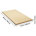 Uimoso Table Top Solid Wood Desk Top 29.5" x 23.6" x 1.5" Rectangular ...