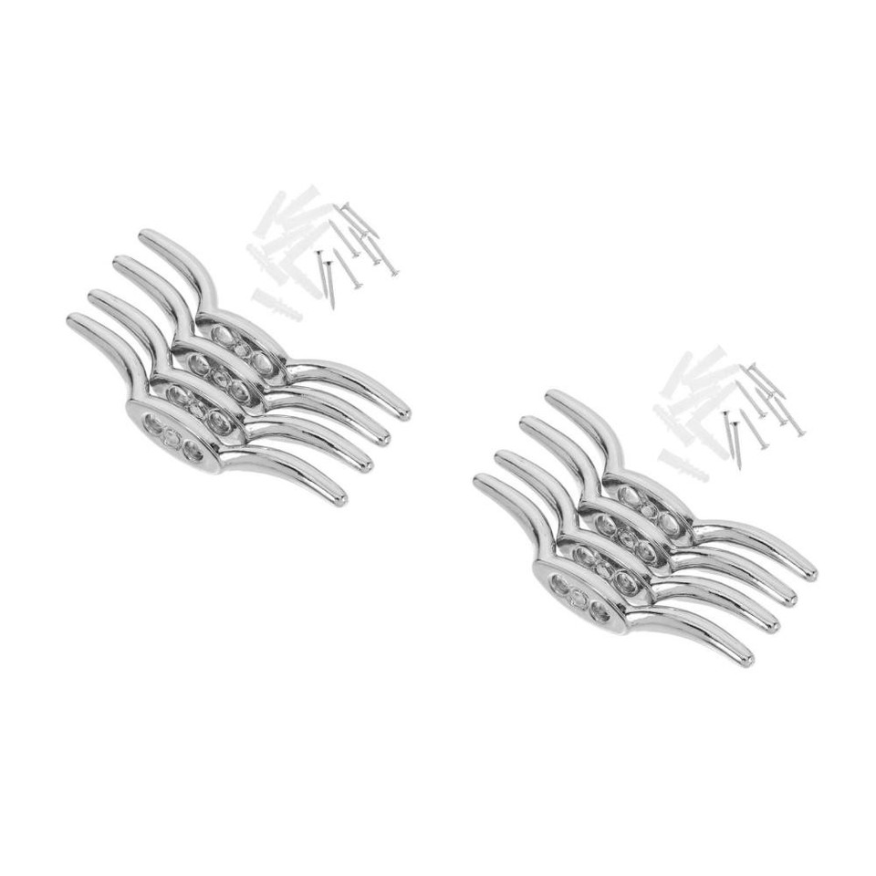 4 Sets Blinds Cord Cleat: Blind Cord Safety Hooks - Zinc Alloy Rope ...