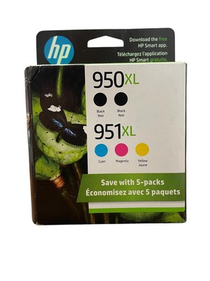 Original 5 pack HP 950XL/951XL Multi Pack Ink Cartridges F6V12FN#140 Dated 12/20 888793227473| eBay