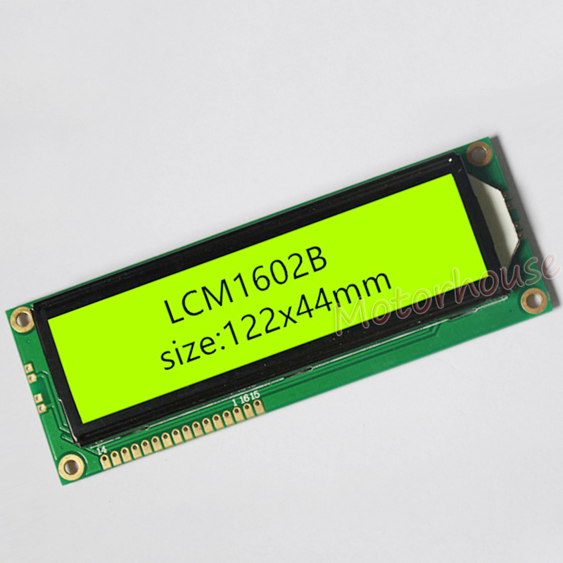 5V larger 1602 16X2 Big Character LCD Screen Display Module LCM Black ...