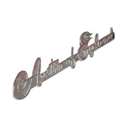 Austin of England Script Badge 145mm Alloy Made Austin Car Part 4B6932 ...