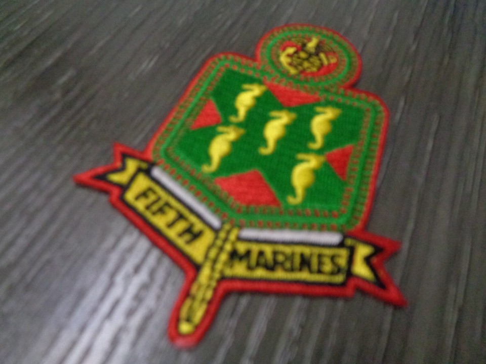 U.S. MARINE CORPS, 1st MARINE DIVISION, 5th MARINE REGIMENT PATCH (MC1 ...
