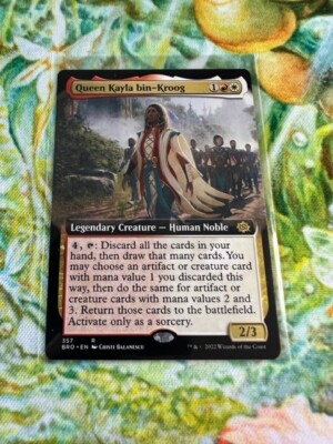 Queen Kayla bin-Kroog (Extended Art) MTG: The Brothers' War Pack Fresh ...