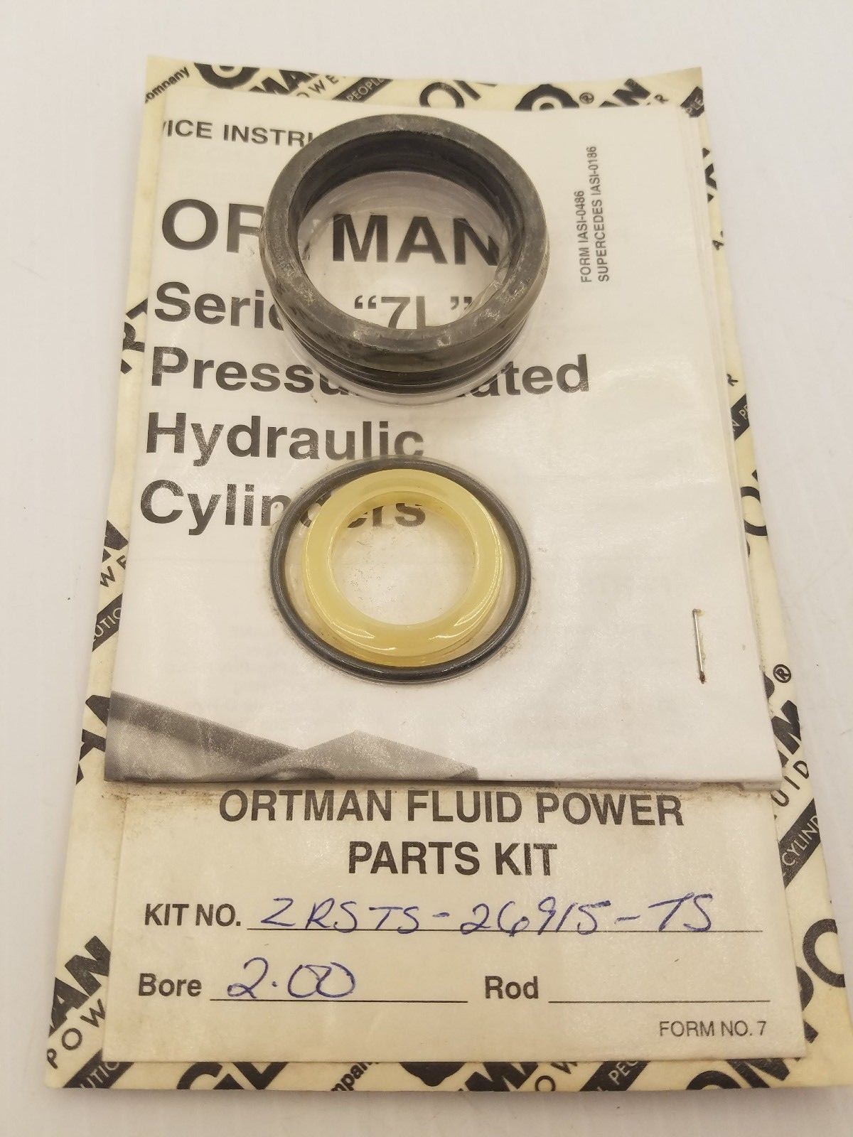ORTMAN FLUID POWER PARTS KIT ZRSTS-26915-TS BORE 2.00~NIB | eBay