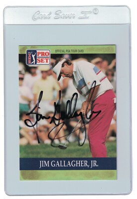 JIM GALLAGHER JR Signed 1990 PRO SET PGA Tour Golf CARD #44 Tennessee ...