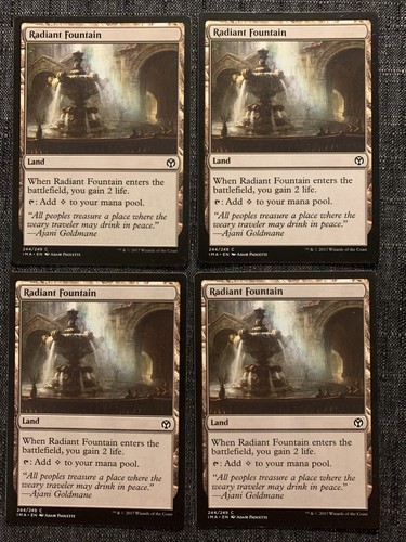 4x Radiant Fountain - LP-NM - Multiple Versions - MTG Magic The ...