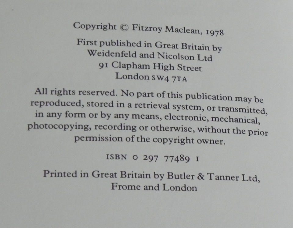 Holy Russia by Fitzroy Maclean Signed Note WWII Churchill Ian Fleming ...