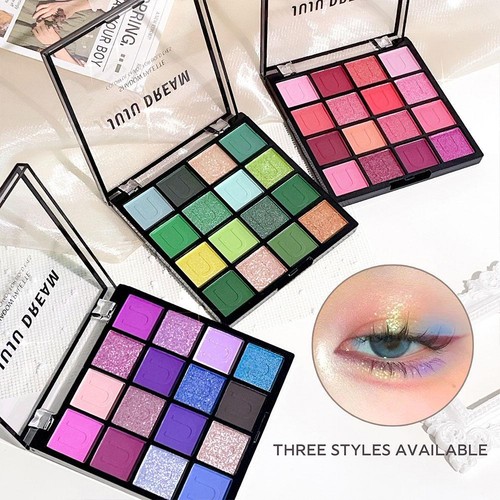 16 Color Eyeshadow Matte Palette Eye Shadow Long Lasting Eye Make UK ...