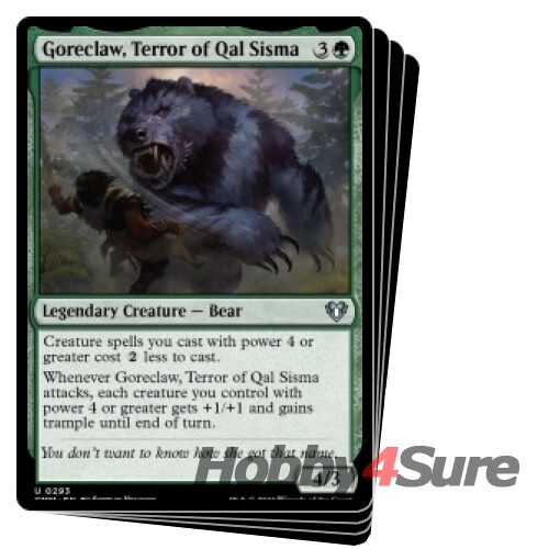 Goreclaw, Terror Of Qal Sisma X4 M/NM Magic: The Gathering MTG ...