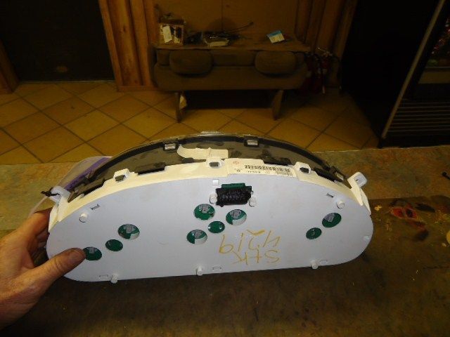 Speedometer Cluster White Face Without Tachometer MPH Fits 05 CARAVAN ...