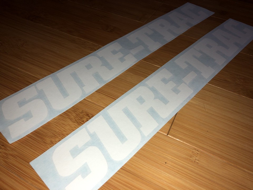16" Sure-Trac Trailer Replacement Stickers (set Of 2) Old Design Dump ...
