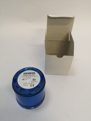 NEW SIEMENS BLUE SIGNAL LED STACK LIGHT 8WD4 320-5AF | eBay