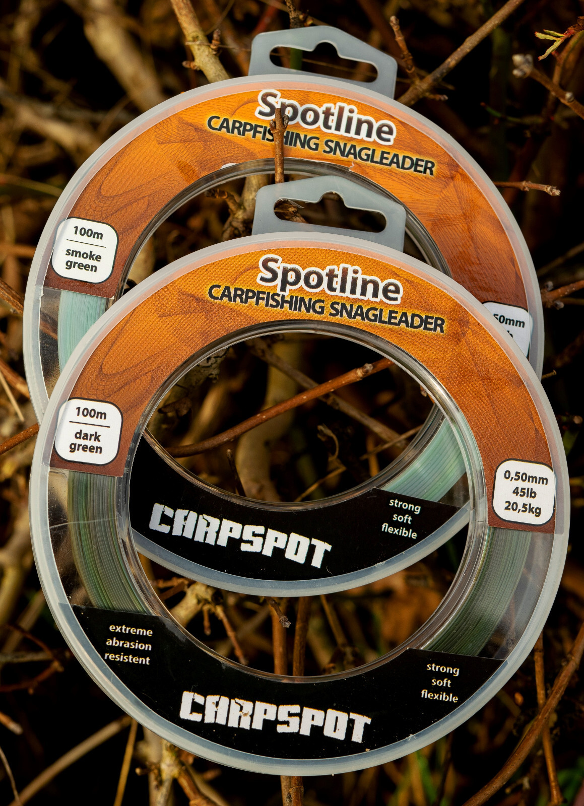 Shockleader Cordeau à Tracer 0,50 -0,60mm Carpspot Spotline Snagleader ...