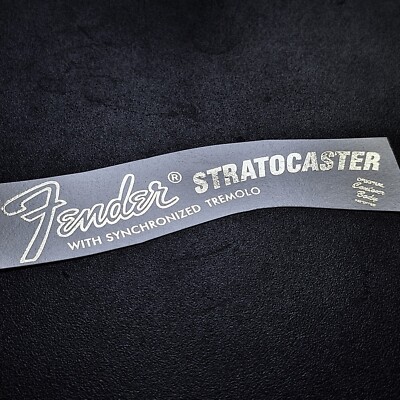 2er Pack Stratocaster Headstock Decal Waterslide Solid Silver Fender ...