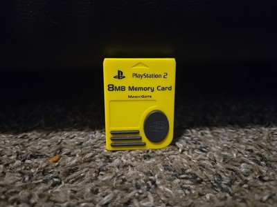 Nyko Playstation 2 PS2 Memory Card 8MB MagicGate Yellow Tested | eBay