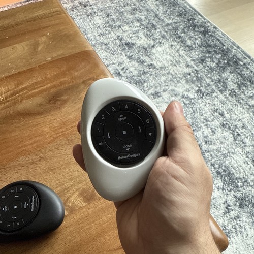 Hunter Douglas PowerView Black Remote Control With Mist Pebble! | eBay