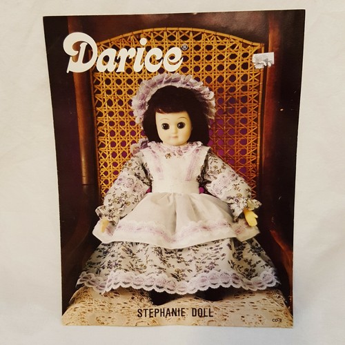 Stephanie Doll Sewing Pattern Darice CD-9 Vintage 1982 | eBay
