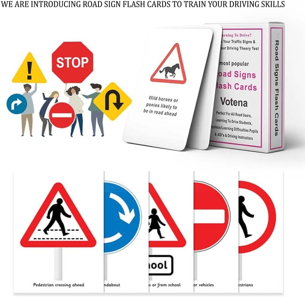 Highway Code 2023 UK DVLA Road Signs Flash | Grelly UK
