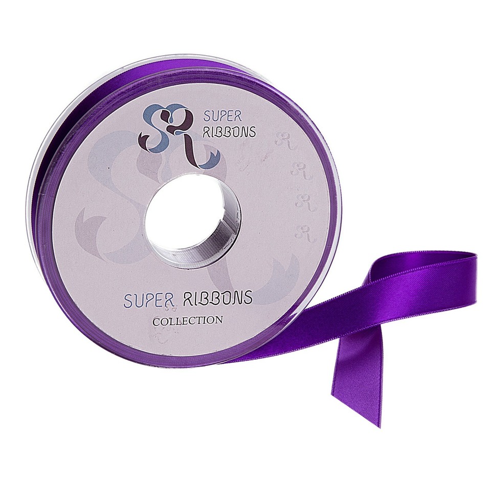 Satin Ribbon Reels Rolls Double Sided Face 20/50 Metre Plain Width 3 ...