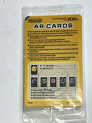 NINTENDO 3DS AR CARDS - BRAND NEW AND PLASTIC SEALED | eBay