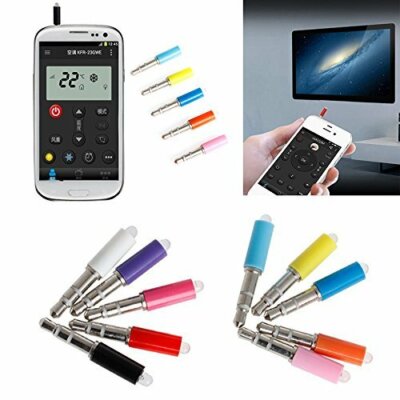 2pcs Mini Infrared IR Mobile Smart Remote 3.5mm Plug Control For IOS ...