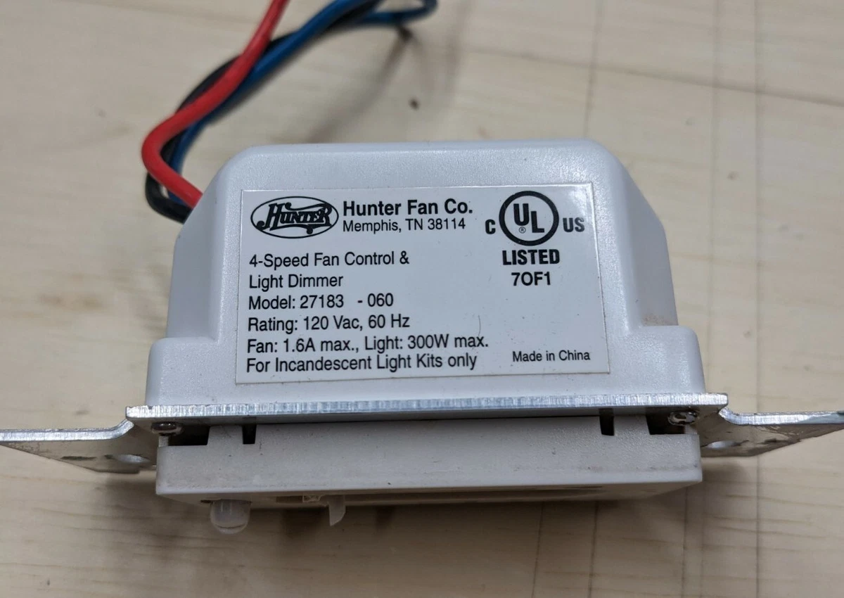 Hunter Ceiling Fan And Light Control 27183 | Shelly Lighting