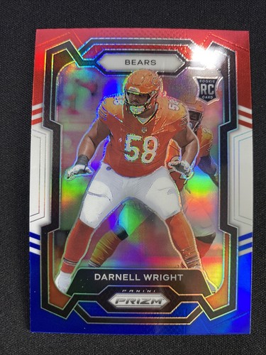 2023 Prizm Football Red White Blue Rookie Darnell Wright #313 Chicago ...