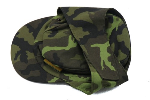 Czech XLarge (60/61) M95 Field Cap Woodland Camo Hat with Walking Ear ...