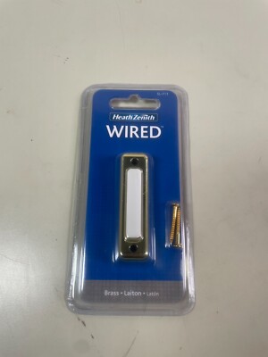 Heath Zenith Wired Door Bell in Brass SL-711 | eBay