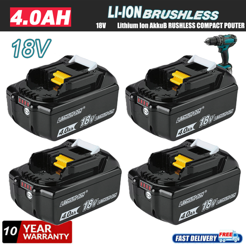 For Makita BL1840B 18V LXT Lithium Ion BL1830B BL1820B BL1815 4A ...