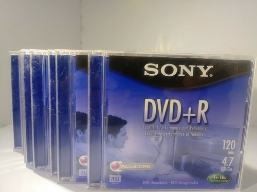Sony DVD+R 4.7GB 16X Recordable. 9 only in the pack brand new. | eBay