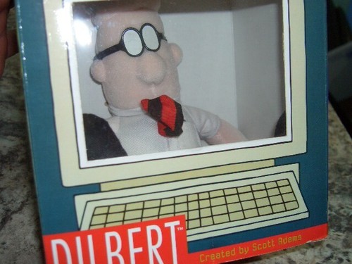 Dilbert in the Computer Screen-Plush Doll Dilbert collection | eBay