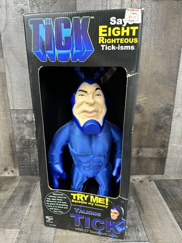 The Tick Talking Plush 17” Doll 8 Righteous Tick-isms Tv Show Toy Peter ...