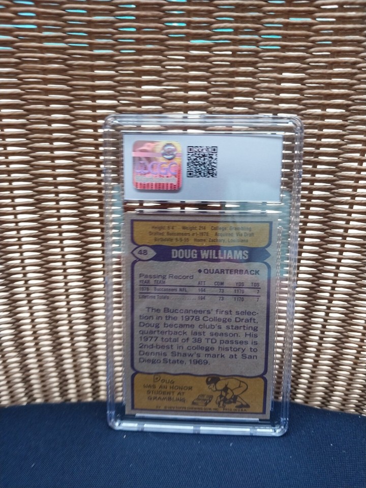 1979 Topps #48 DOUG WILLIAMS Rookie Card RC Graded CSG 7.5 | eBay