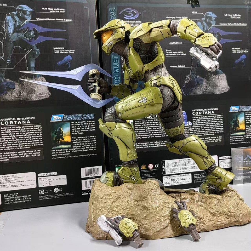 2007 Kotobukiya Halo 3 Master Chief Steel Spartan 11 Inch Collectible ...