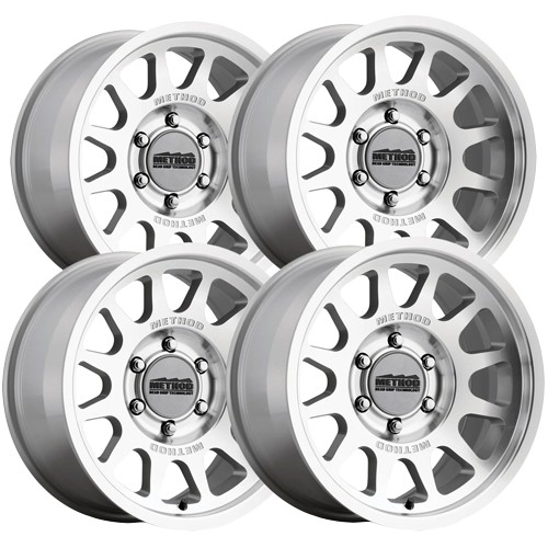 (4) Method Race Wheels MR703 Bead Grip 17x8.5 6x135 +0mm Machined ...