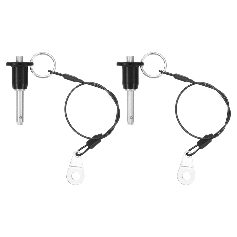 2 Pcs Quick Release Pin, 1/4" X 1"(Dia. X L) Ball Locking Pin with Push ...