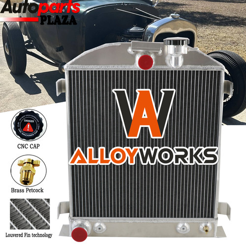 For 1930-32 Ford Hot Rod Hi-Boy Grill Ford Shells Engine 3-Row Aluminum ...