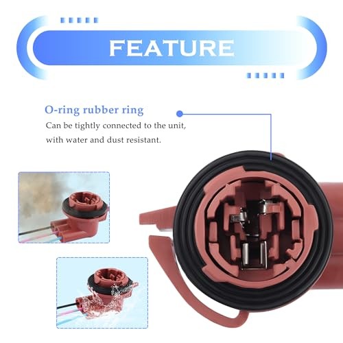 2PCS 3157 Bulb Socket,Turn Signal Socket/Tail Light Sockets/Brake Light ...