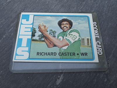 1972 Topps #68 Richard Caster Rookie Jets ex | eBay