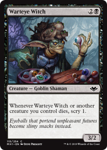 1x Warteye Witch NM-Mint, English - Modern Horizons MTG | eBay