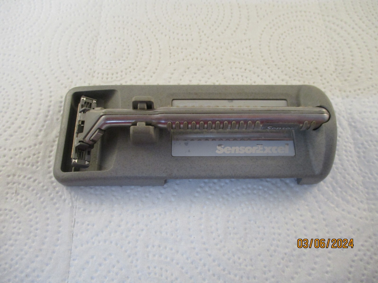 Original Gillette Sensor Excel Razor Metal Handle USED | eBay