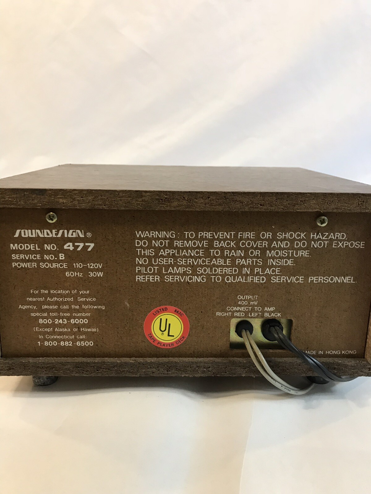 Soundesign Model #477 Stereo 8 Track Player | eBay