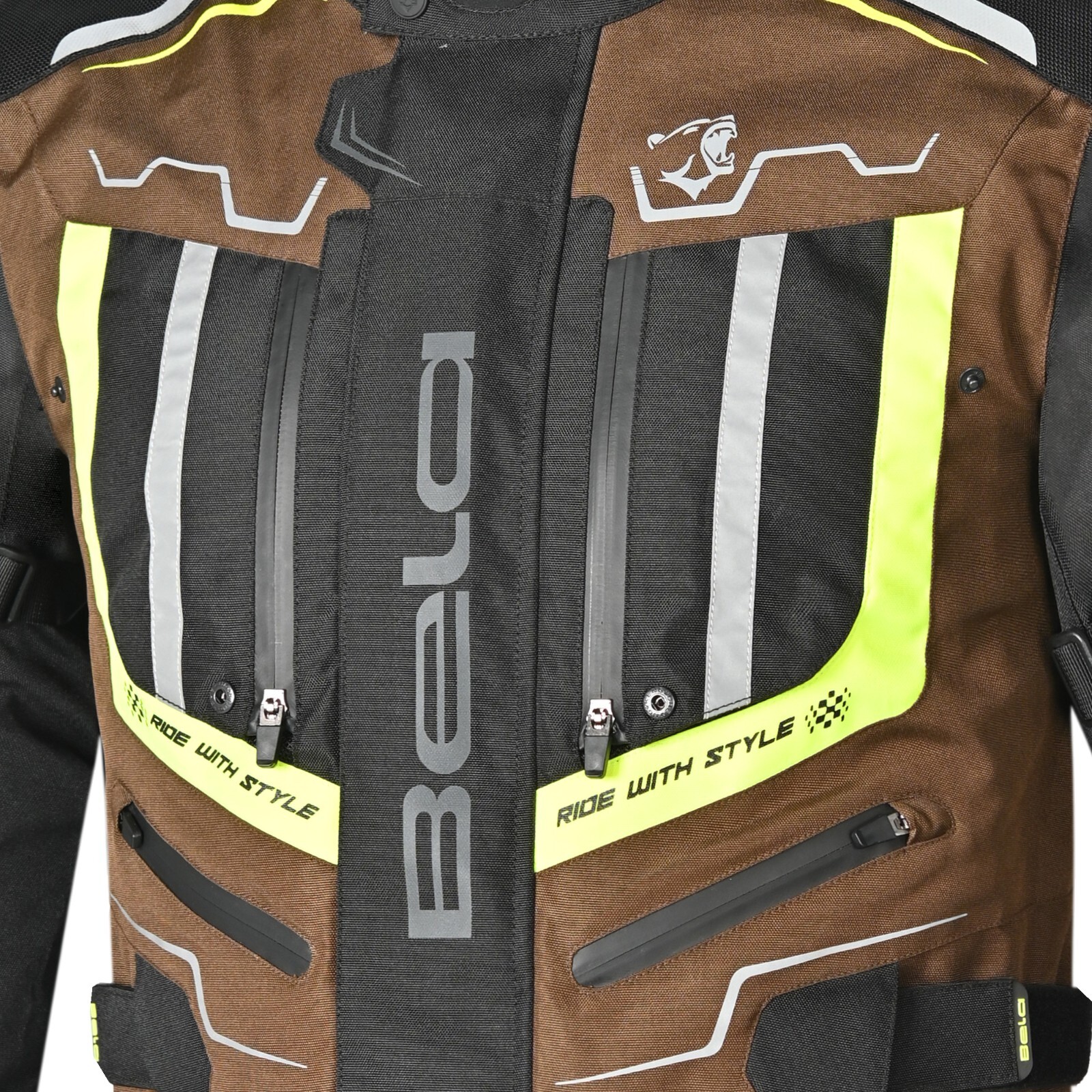 Bela Motorcycle Touring Textile Men Jacket Motorbike Riding CE Armored ...