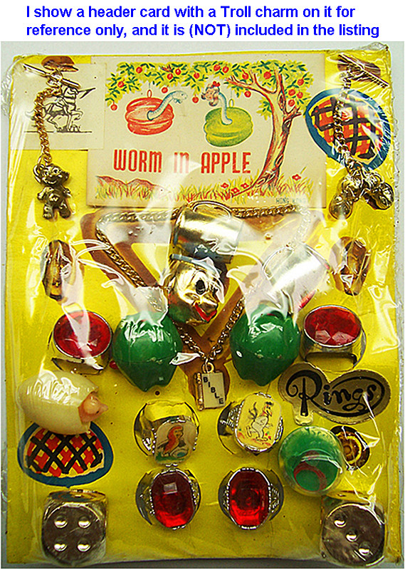 1960's Lucky Mini Troll Lapel Chain In Capsule Rare | eBay