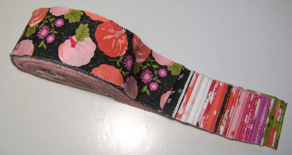 MODA HEY BOO 40 piece JELLY ROLL on 100% Cotton Fabric HALLOWEEN | eBay