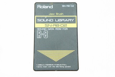 Roland SN-R8-02 Jazz Brush Expansion Card for R-8, R-8mk2, R-8M | eBay