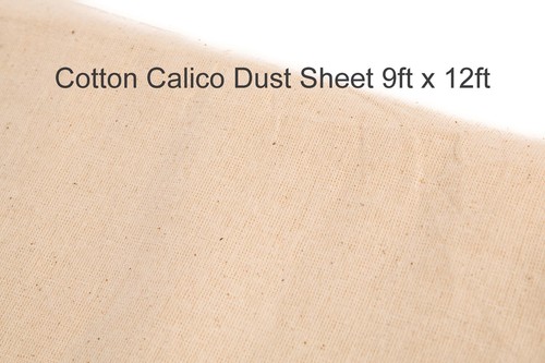 Cotton Dust Sheet Large Professional Quality DIY Decorating Sheets ...